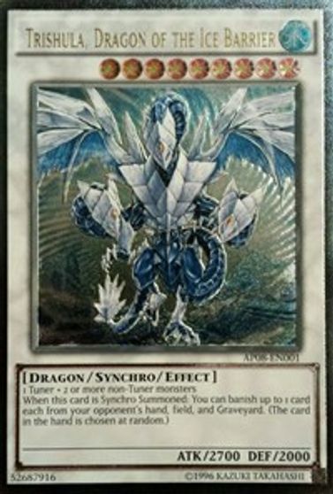 Trishula, Dragon of the Ice Barrier - Astral Pack 8 - YuGiOh ...