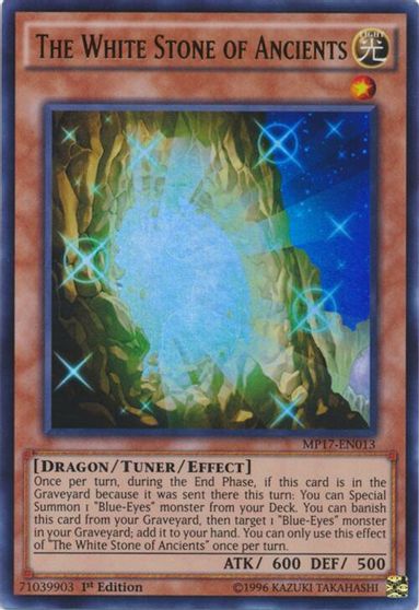 The White Stone of Ancients - 2017 Mega-Tins Mega Pack - YuGiOh ...
