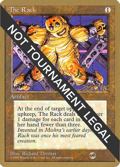 Buy The Rack - 1996 Leon Lindback (4ED) (SB) - World Championship Decks ...