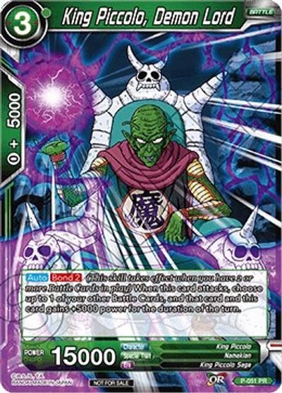 King Piccolo, Demon Lord - Promotion Cards - Dragon Ball Super CCG ...