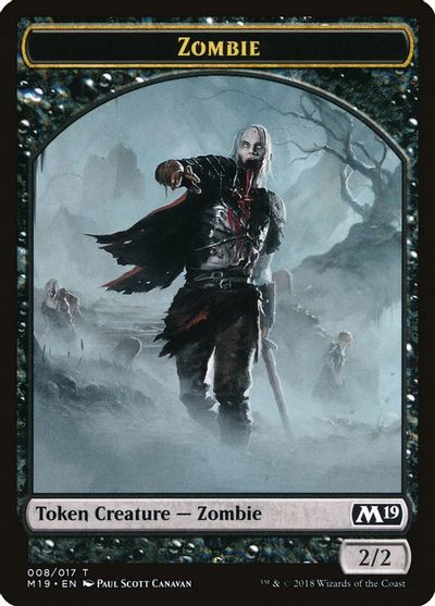 Zombie Token - Core Set 2019 - Magic: The Gathering - TCGplayer.com