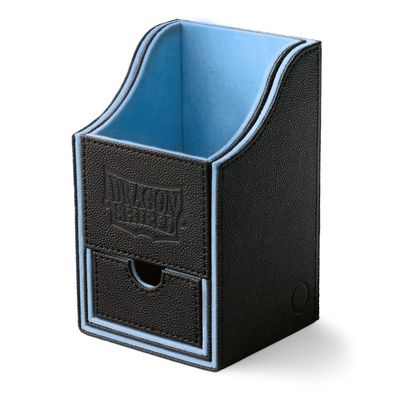 Dragon Shield Nest Plus Deck Box - Black/Blue (Holds 100+) - Dragon ...