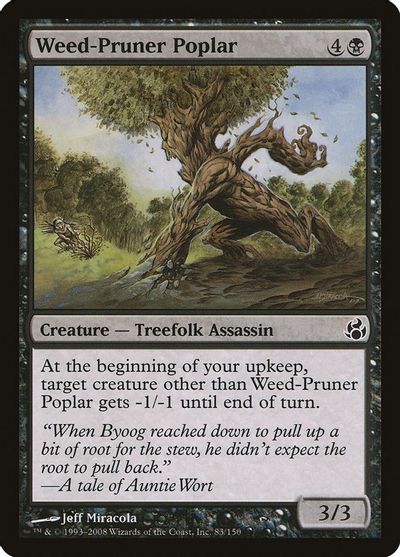 Weed-Pruner Poplar - Morningtide - Magic: The Gathering - TCGplayer.com