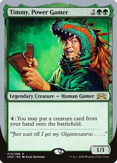 Timmy, Power Gamer - Unsanctioned - Magic: The Gathering - TCGplayer.com