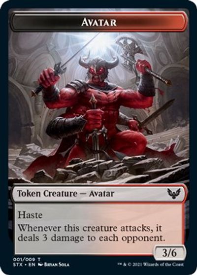 Extus Blood Avatar Token Army - Commander (Extus, Oriq Overlord ...