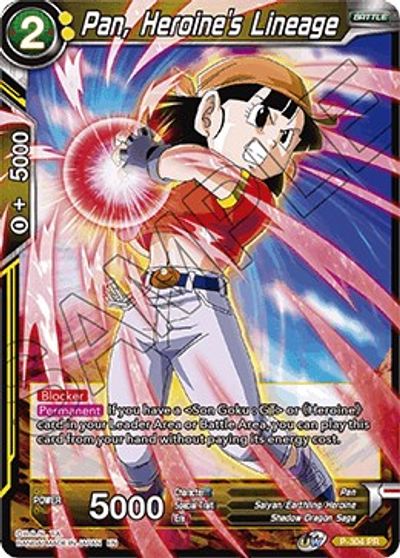 Pan, Heroine's Lineage - Promotion Cards - Dragon Ball Super CCG ...