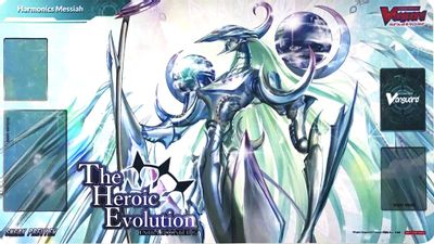 Buy Cardfight!! Vanguard Sneak Preivew Playmat: The Heroic Evolution - Harmonics Messiah ...