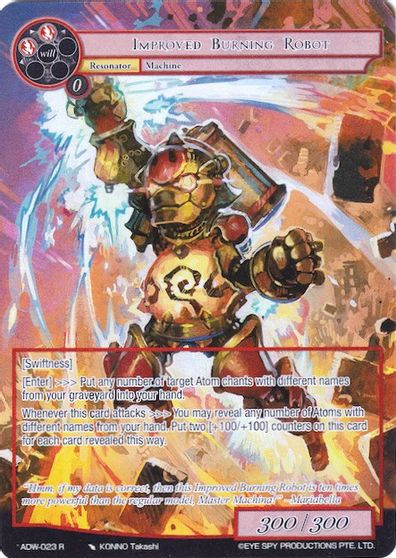 Buy Improved Burning Robot (Full Art) - Assault into the Demonic World ...