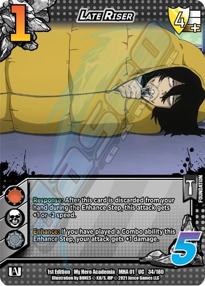 Late Riser - UniVersus: My Hero Academia - UniVersus - TCGplayer.com