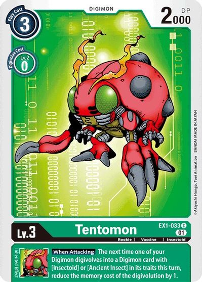 Tentomon - Classic Collection - Digimon Card Game - TCGplayer.com
