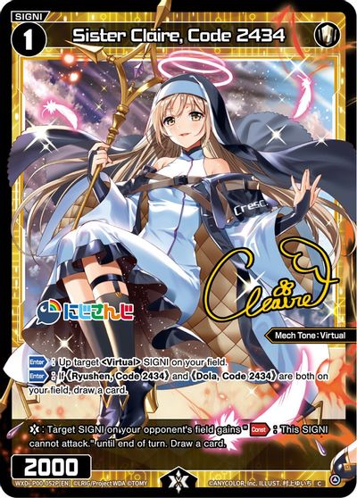 Sister Claire, Code 2434 (Parallel Foil) - Interlude Diva - WIXOSS - TCGplayer.com