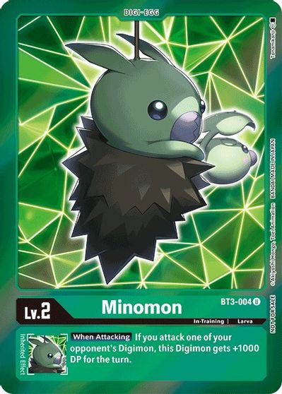 Minomon (Event Pack 2) - Release Special Booster - Digimon Card Game ...