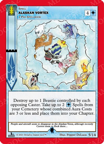 Alaskan Vortex - Wilderness: First Edition Tribal Theme Decks - MetaZoo ...