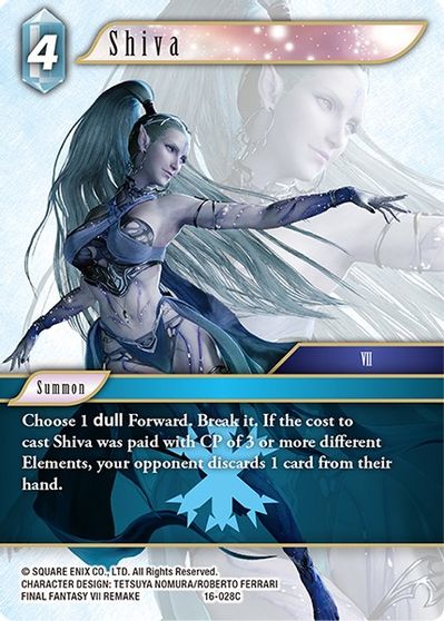 Shiva - Emissaries of Light - Final Fantasy TCG - TCGplayer.com