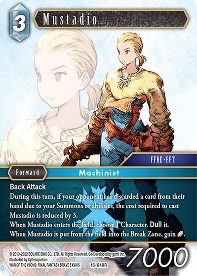 Mustadio - Emissaries of Light - Final Fantasy TCG - TCGplayer.com
