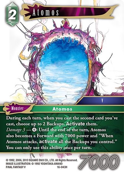 Atomos - Emissaries of Light - Final Fantasy TCG - TCGplayer.com
