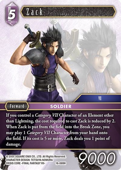 Zack - Emissaries of Light - Final Fantasy TCG - TCGplayer.com