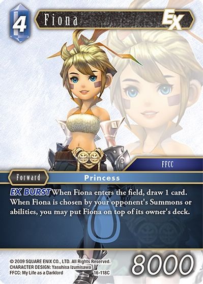 Fiona EX - Emissaries of Light - Final Fantasy TCG - TCGplayer.com