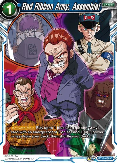Red Ribbon Army, Assemble! - Ultimate Squad - Dragon Ball Super CCG ...