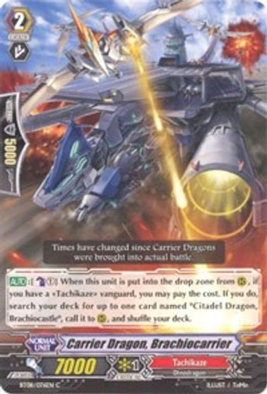 Carrier Dragon, Brachiocarrier - Blue Storm Armada - Cardfight Vanguard ...