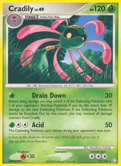 Cradily - Legends Awakened - Pokemon - TCGplayer.com