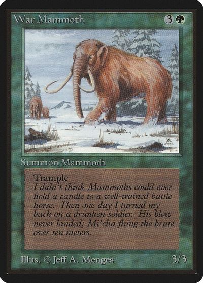 War Mammoth - Beta Edition - Magic: The Gathering - TCGplayer.com