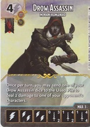 Drow Assassin - Minion Humanoid - D&D: Battle for Faerun: Organized ...