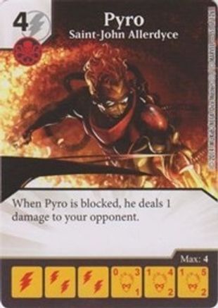 Pyro - Saint-John Allerdyce - The Uncanny X-Men - Dice Masters