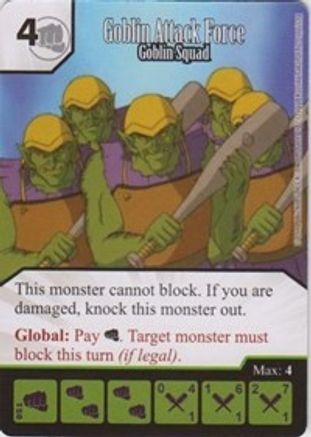 Goblin Attack Force - Goblin Squad - Yu-Gi-Oh! Series One - Dice Masters