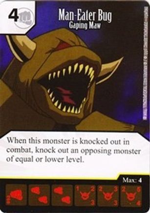 Man-Eater Bug - Gaping Maw - Yu-Gi-Oh! Series One - Dice Masters