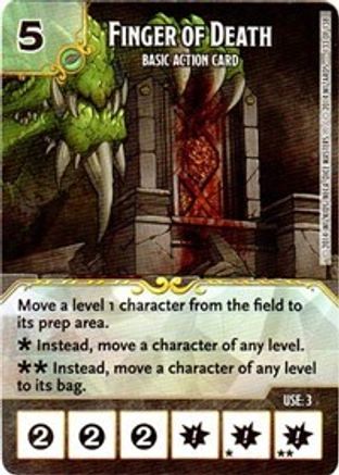 Finger of Death - D&D: Battle for Faerun - Dice Masters