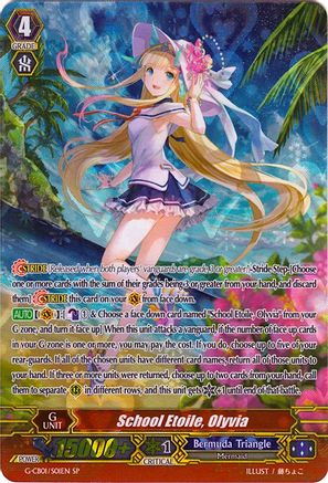 School Etoile, Olyvia (SP) - G-CB01: Academy of Divas - Cardfight Vanguard