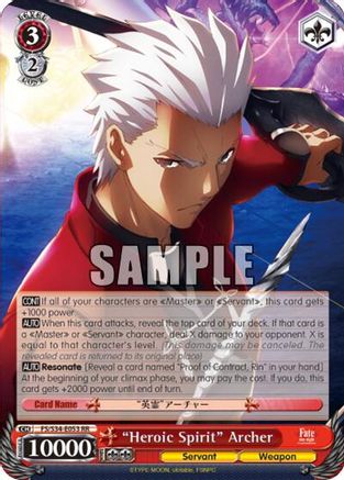 "Heroic Spirit" Archer - Fate/stay night [Unlimited Blade Works ...