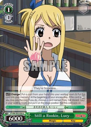Still a Rookie, Lucy - Fairy Tail ver.E - Weiss Schwarz