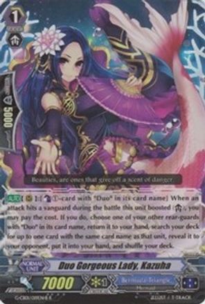 Duo Gorgeous Lady, Kazuha (B - RR Foil) - G-CB01: Academy of Divas - Cardfight Vanguard
