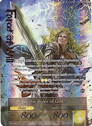 Faria, the Sacred Queen // Faria, the Ruler of God Sword (Full Art ...