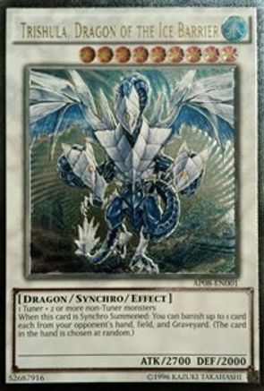 Trishula, Dragon of the Ice Barrier (UTR) - Astral Pack 8 - YuGiOh