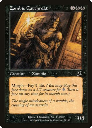Zombie Cutthroat - Scourge - Magic: The Gathering