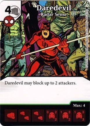 Daredevil - Radar Sense - The Amazing Spider-Man - Dice Masters