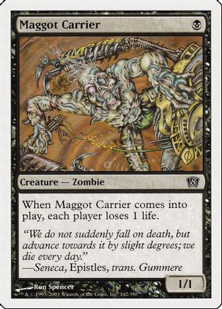 Maggot Carrier - 8th Edition - Magic: The Gathering