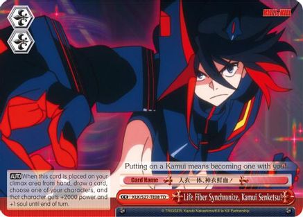 Life Fiber Synchronize, Kamui Senketsu! (TD) - KILL la KILL - Weiss Schwarz