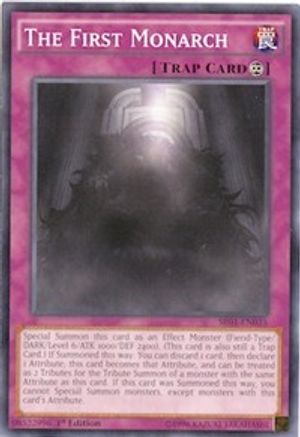 The First Monarch - Structure Deck: Emperor of Darkness - YuGiOh