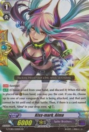 Kiss-mark, Alma - G-TCB01: The RECKLESS RAMPAGE - Cardfight Vanguard