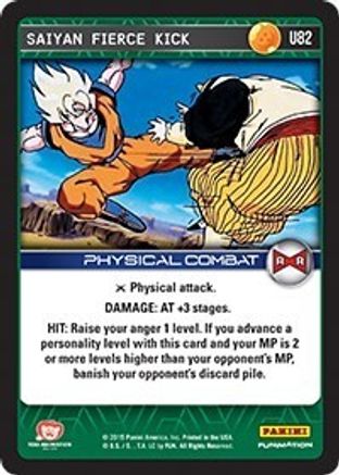 Saiyan Fierce Kick - Panini: Evolution - Dragon Ball Z TCG
