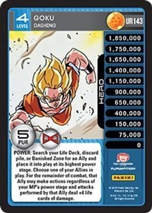 Goku - Dashing - Panini: Evolution - Dragon Ball Z TCG