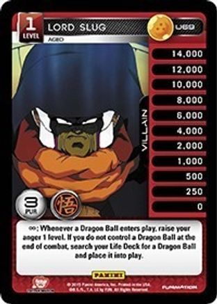 Lord Slug - Aged - Panini: Movie Collection - Dragon Ball Z TCG