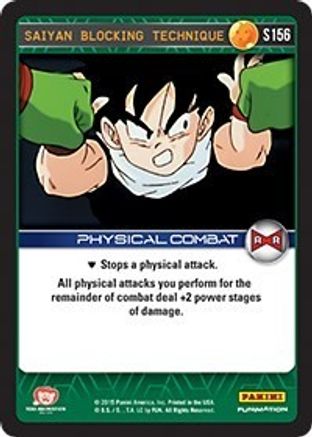 Saiyan Blocking Technique - Panini: Evolution - Dragon Ball Z TCG