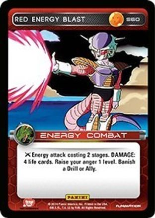 Red Energy Blast - Panini: Set 1 - Dragon Ball Z TCG
