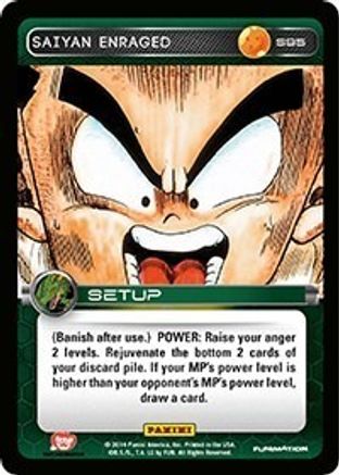 Saiyan Enraged - Panini: Set 1 - Dragon Ball Z TCG