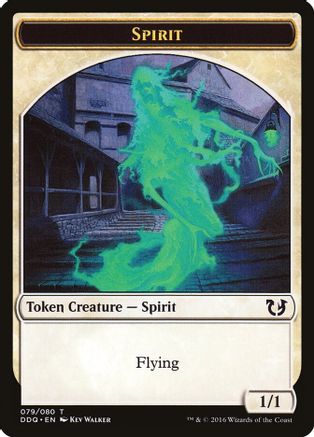 Spirit Token - Duel Decks: Blessed vs. Cursed - Magic: The Gathering